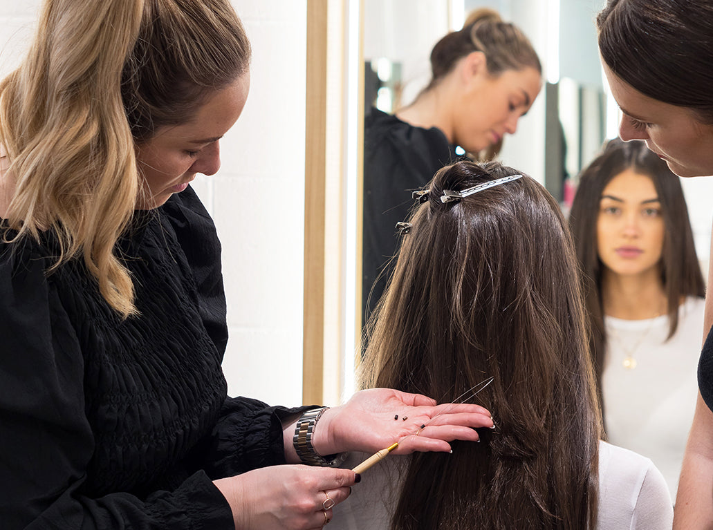 A Guide to Fitting Tape Hair Extensions – The London Hair Lab